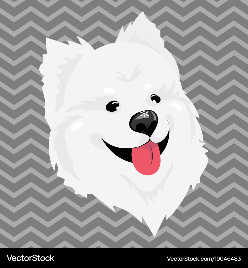 Dog Samoyed Cartoon Vector Images (over 260)