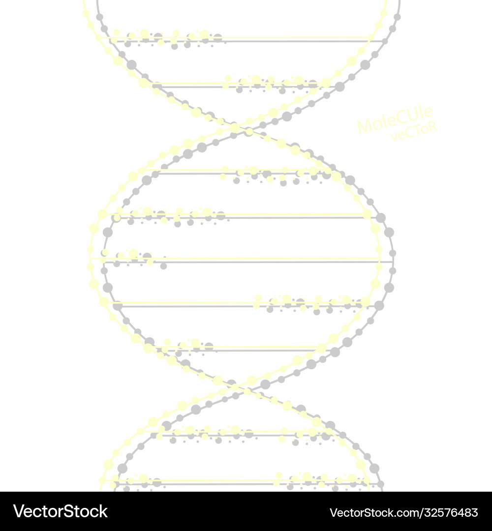 Dna design over white background Royalty Free Vector Image