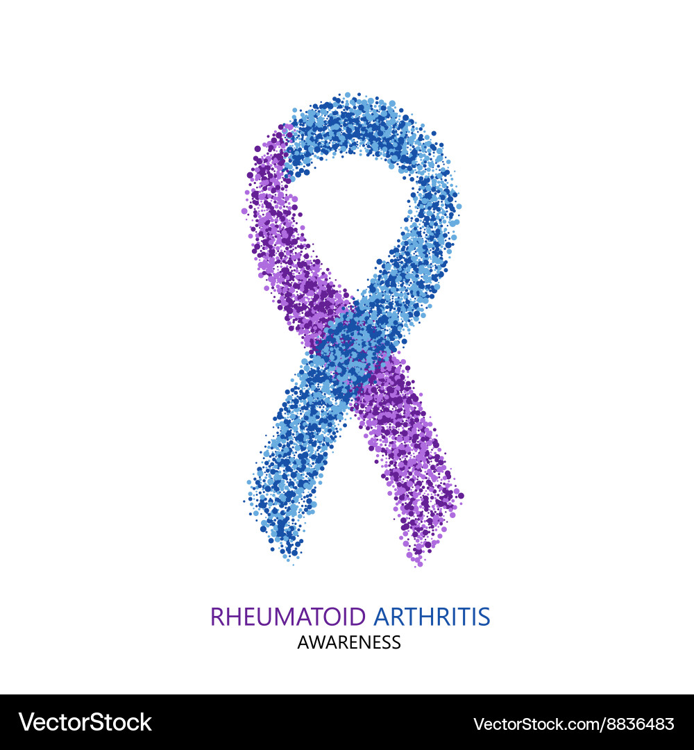 Modern rheumatoid arthritis awareness Royalty Free Vector