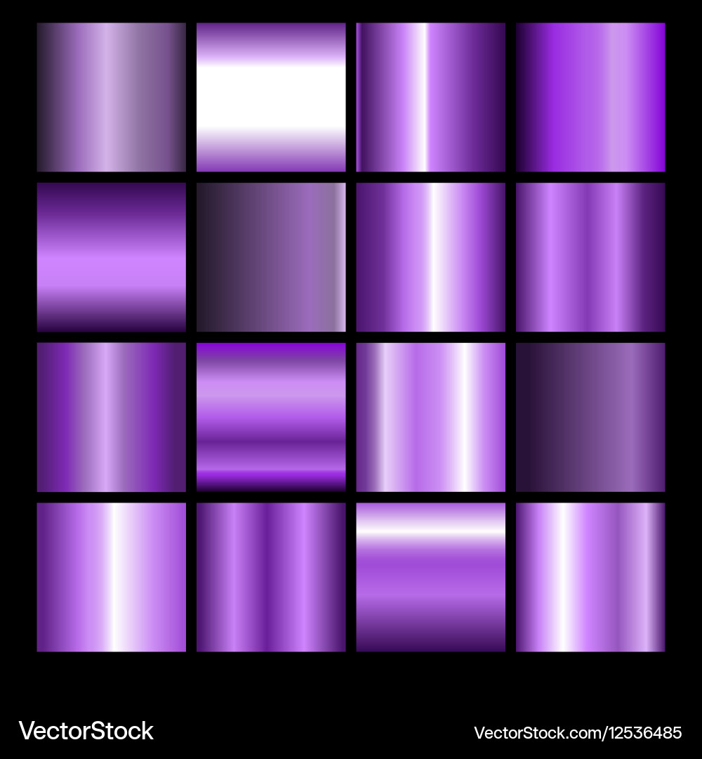 Violet gradient backgrounds Royalty Free Vector Image