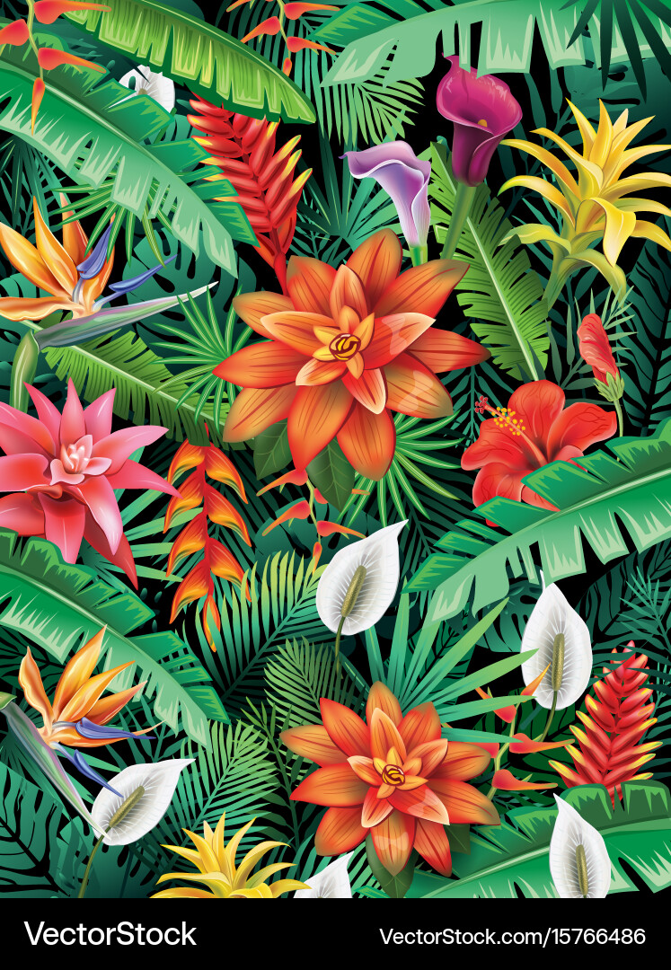 Tropical Background Vector
