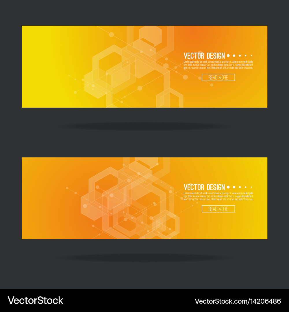 Futuristic header Royalty Free Vector Image - VectorStock