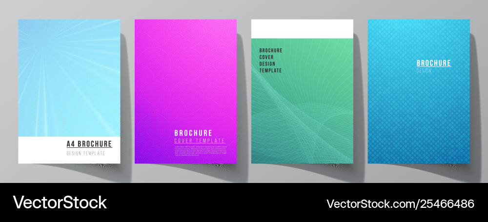 Layout a4 format modern cover Royalty Free Vector Image