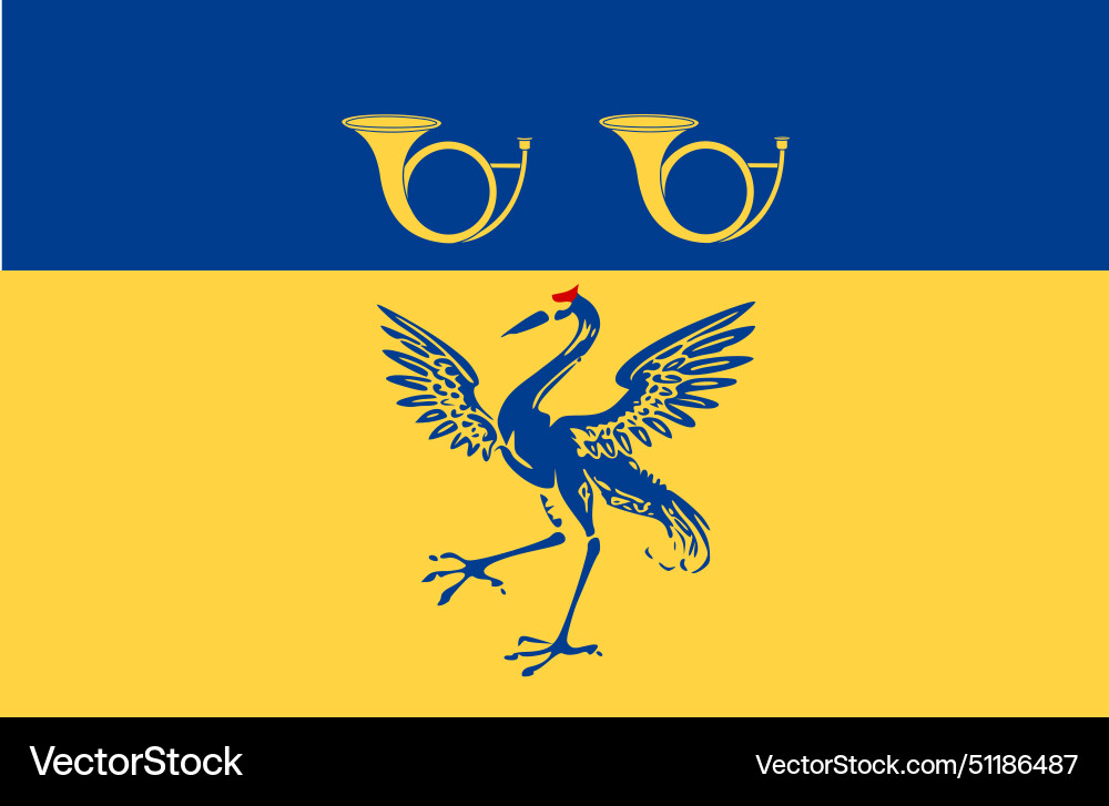 A flag markaryd Royalty Free Vector Image - VectorStock