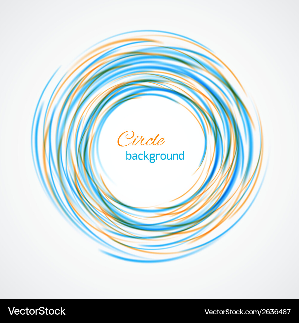 Colorful Bright Circles Background Royalty Free Vector Image