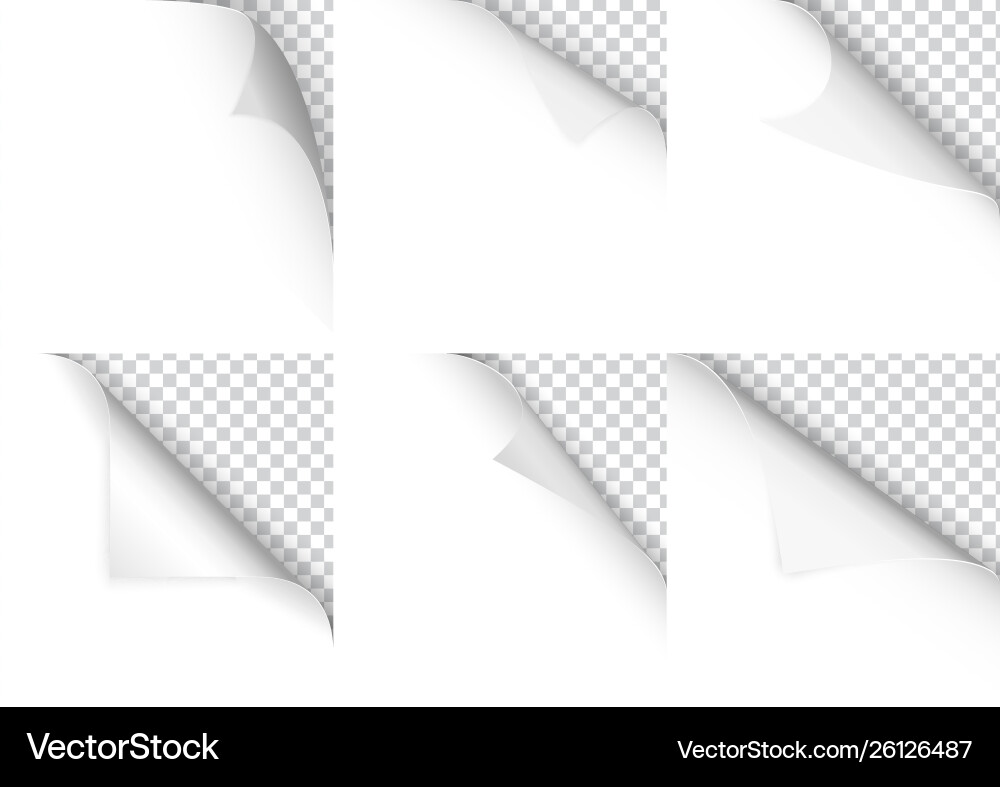 Empty paper sheet Royalty Free Vector Image - VectorStock