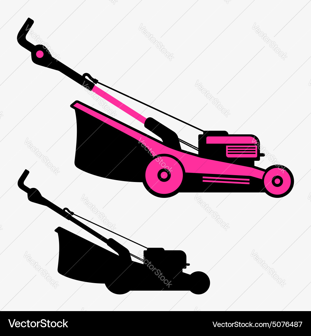 Lawn mower Royalty Free Vector Image - VectorStock