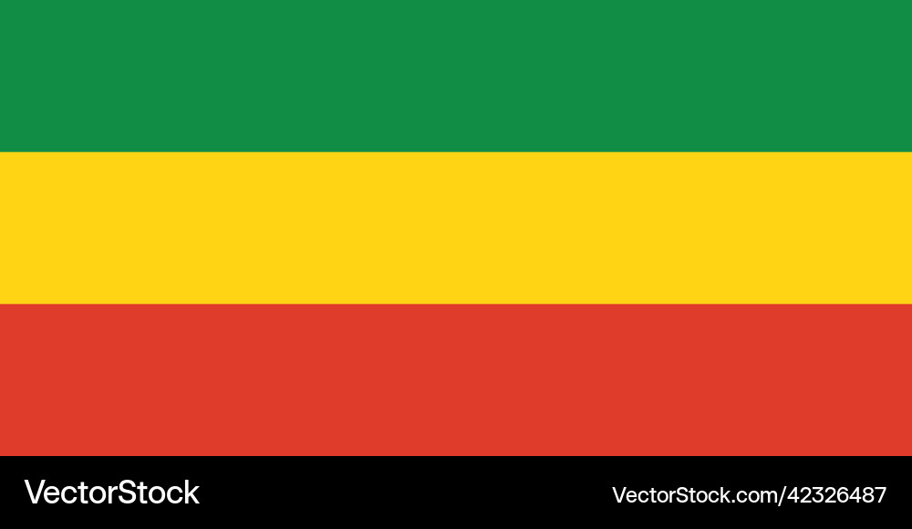 Rastafarian Flag - Jamaican Colors Royalty Free Vector Image