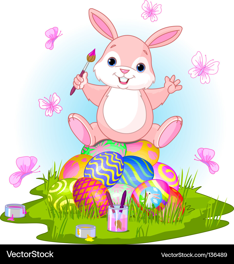 Happy easter Royalty Free Vector Image - VectorStock