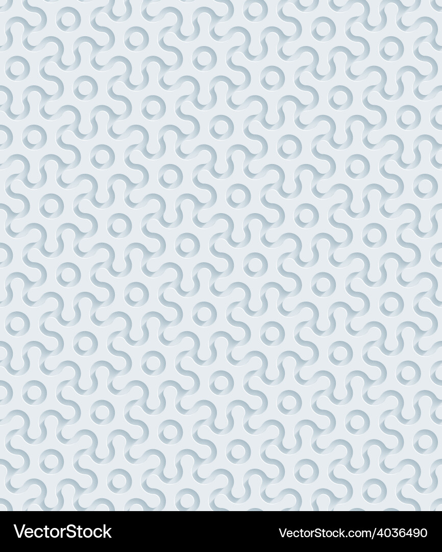 White perforated paper Royalty Free Vector Image