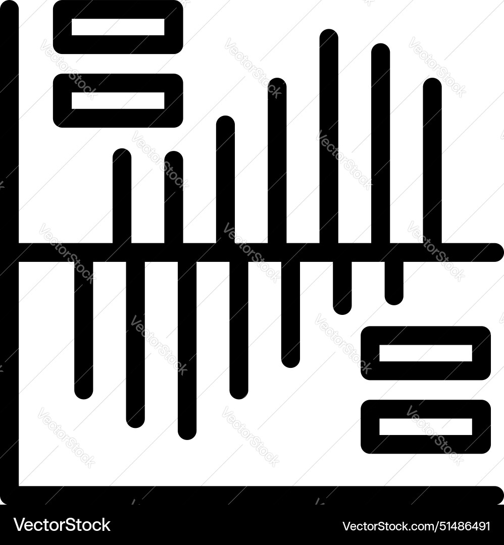 Black and white of a digital Royalty Free Vector Image