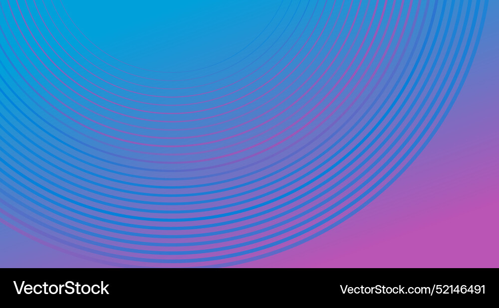 Blue purple minimal creative circular lines Vector Image