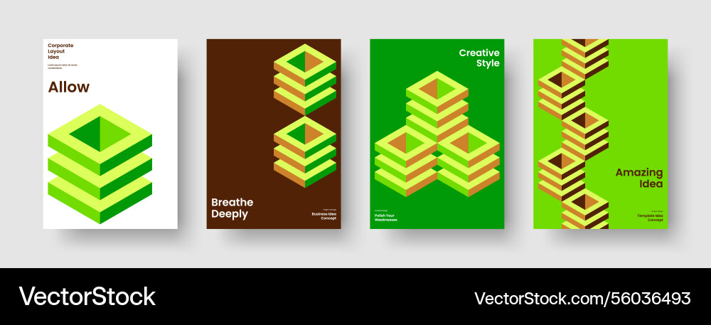 Abstract poster layout modern banner template Vector Image