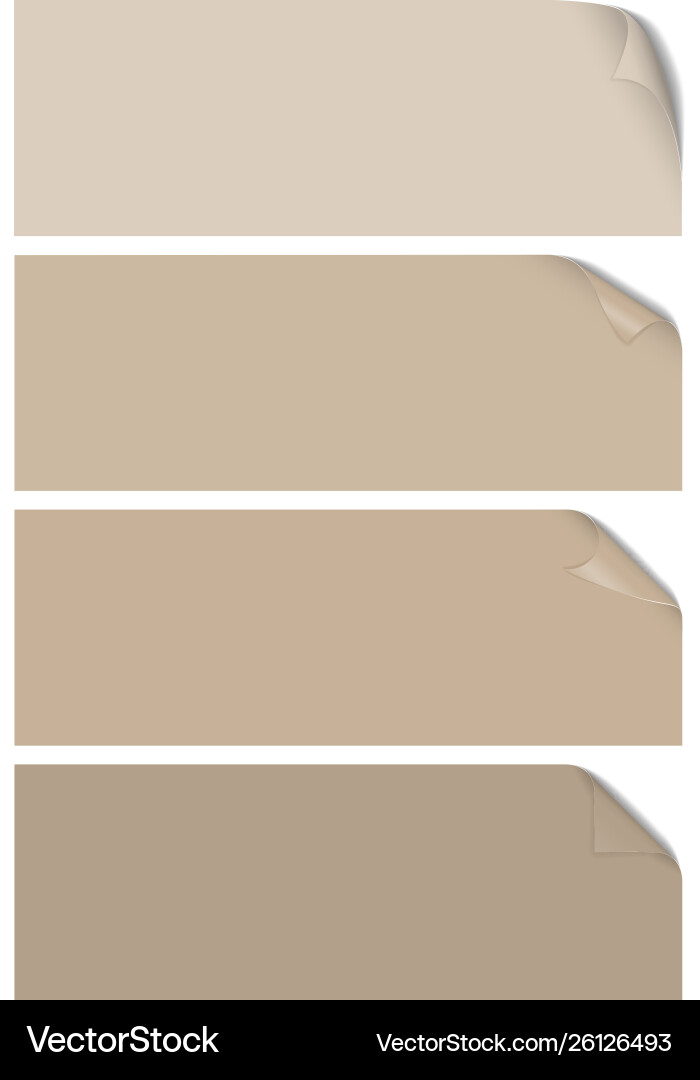 Empty paper sheet Royalty Free Vector Image - VectorStock