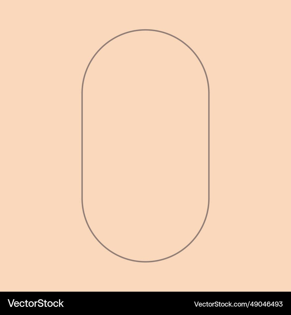 Frame arc oval round abstract colorful Royalty Free Vector
