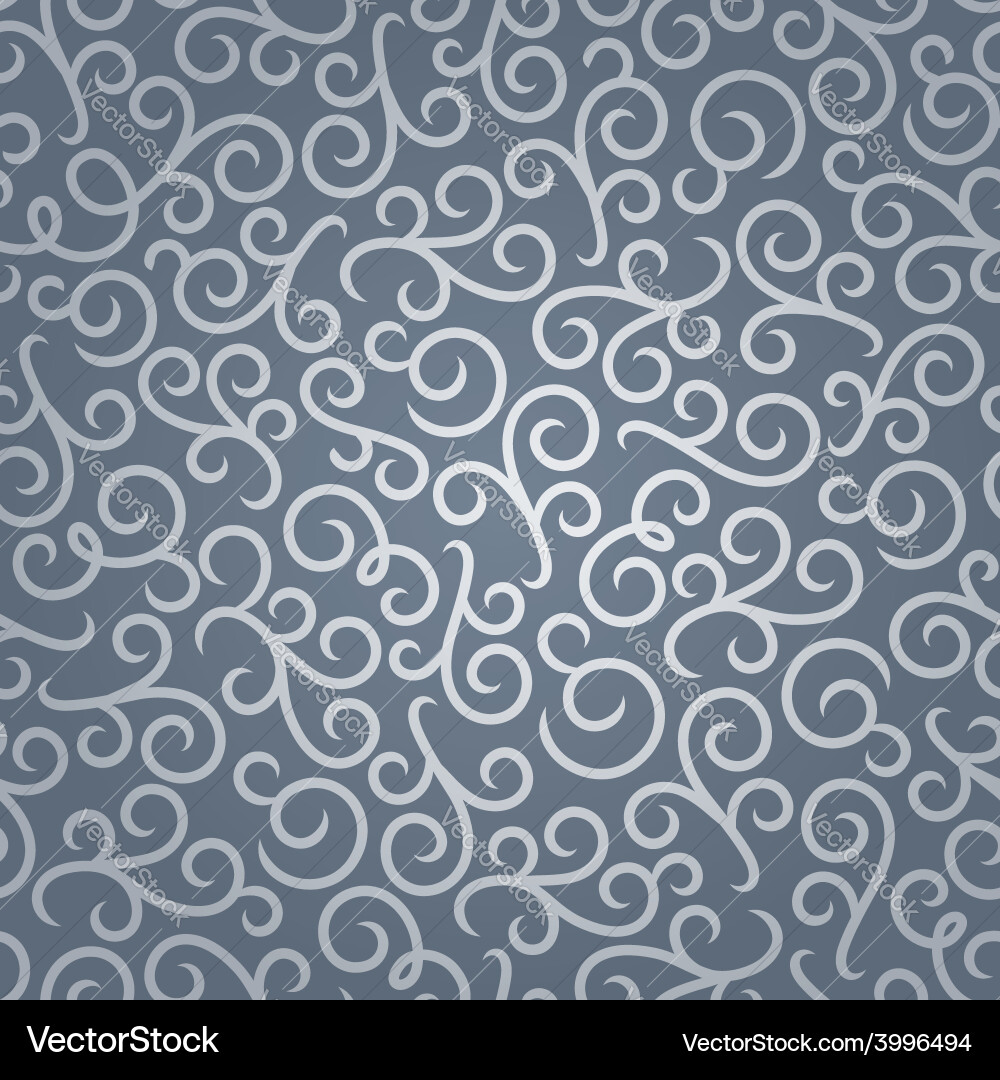 Elegant Floral Swirl Pattern Royalty Free Vector Image