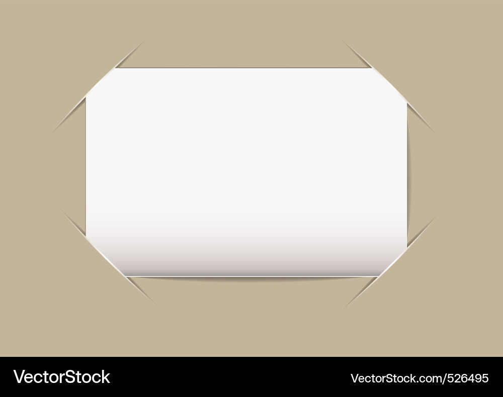 Business card blank Royalty Free Vector Image - VectorStock