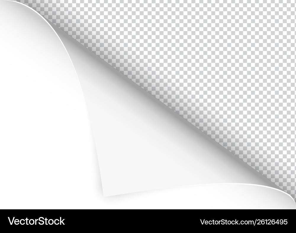 Empty paper sheet Royalty Free Vector Image - VectorStock
