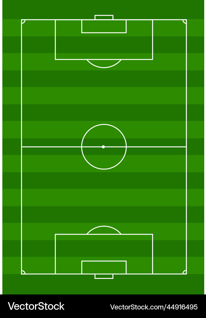 Soccer Field - Empty Stadium Royalty Free Vector Image