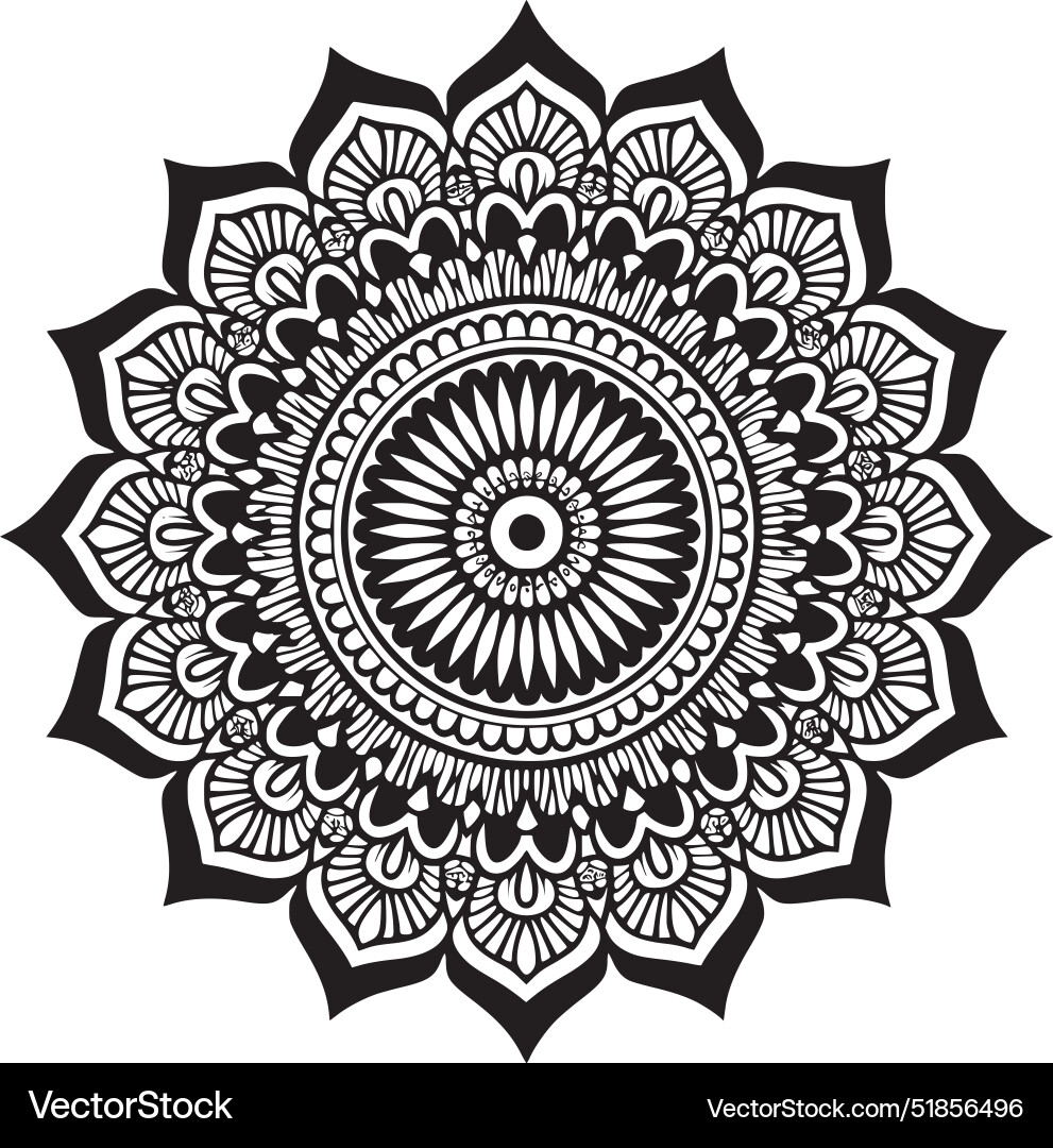 Mandala art Royalty Free Vector Image - VectorStock