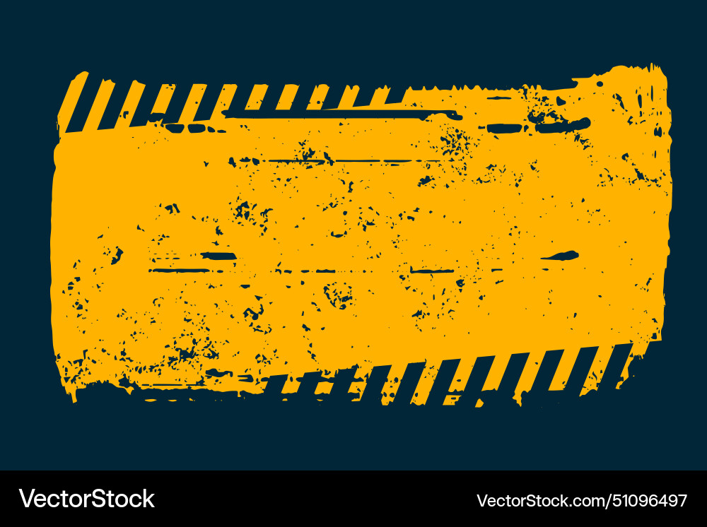 Dirty restricted zone yellow background Royalty Free Vector