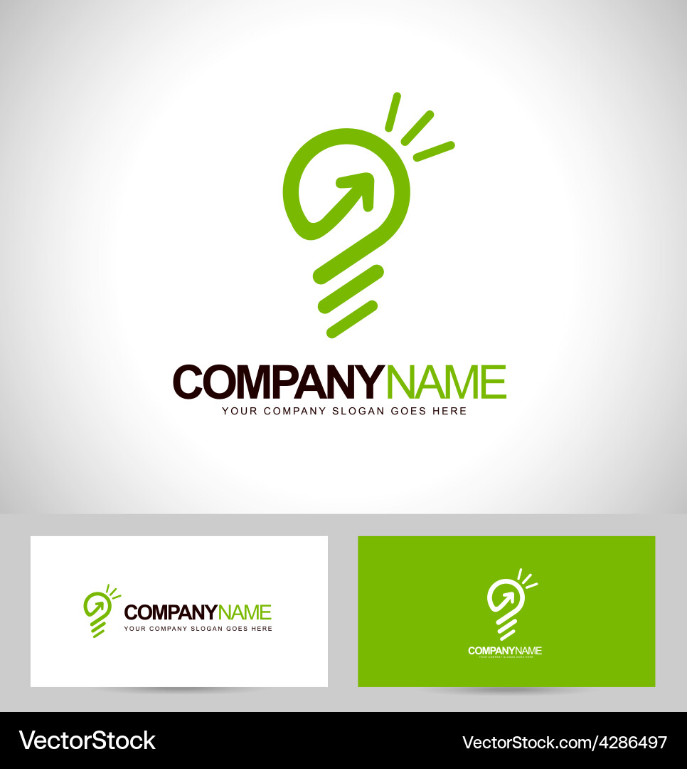 Smart concept lightbulb Royalty Free Vector Image