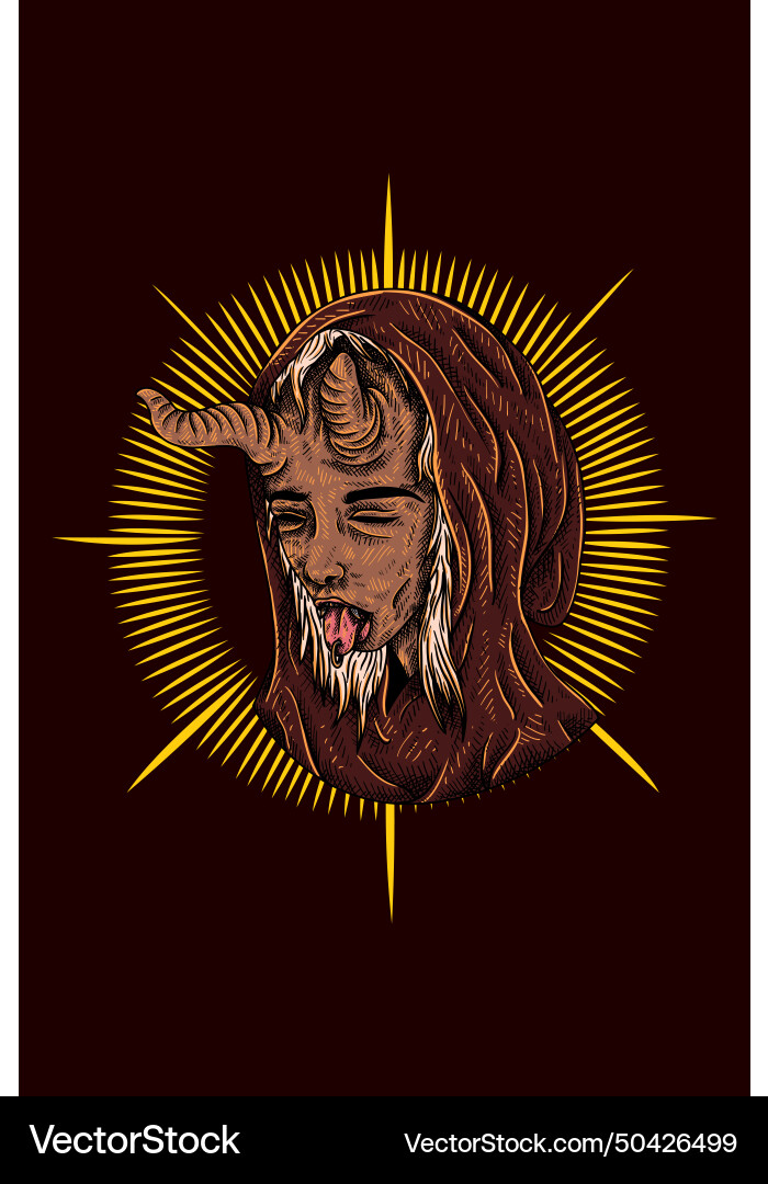 Devil girl Royalty Free Vector Image - VectorStock