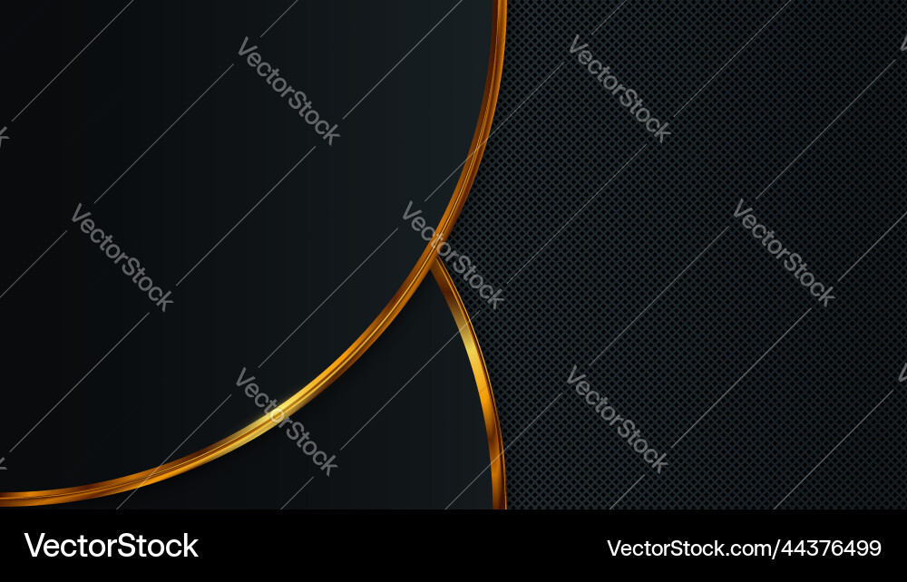 Gold and black metal texture background Royalty Free Vector