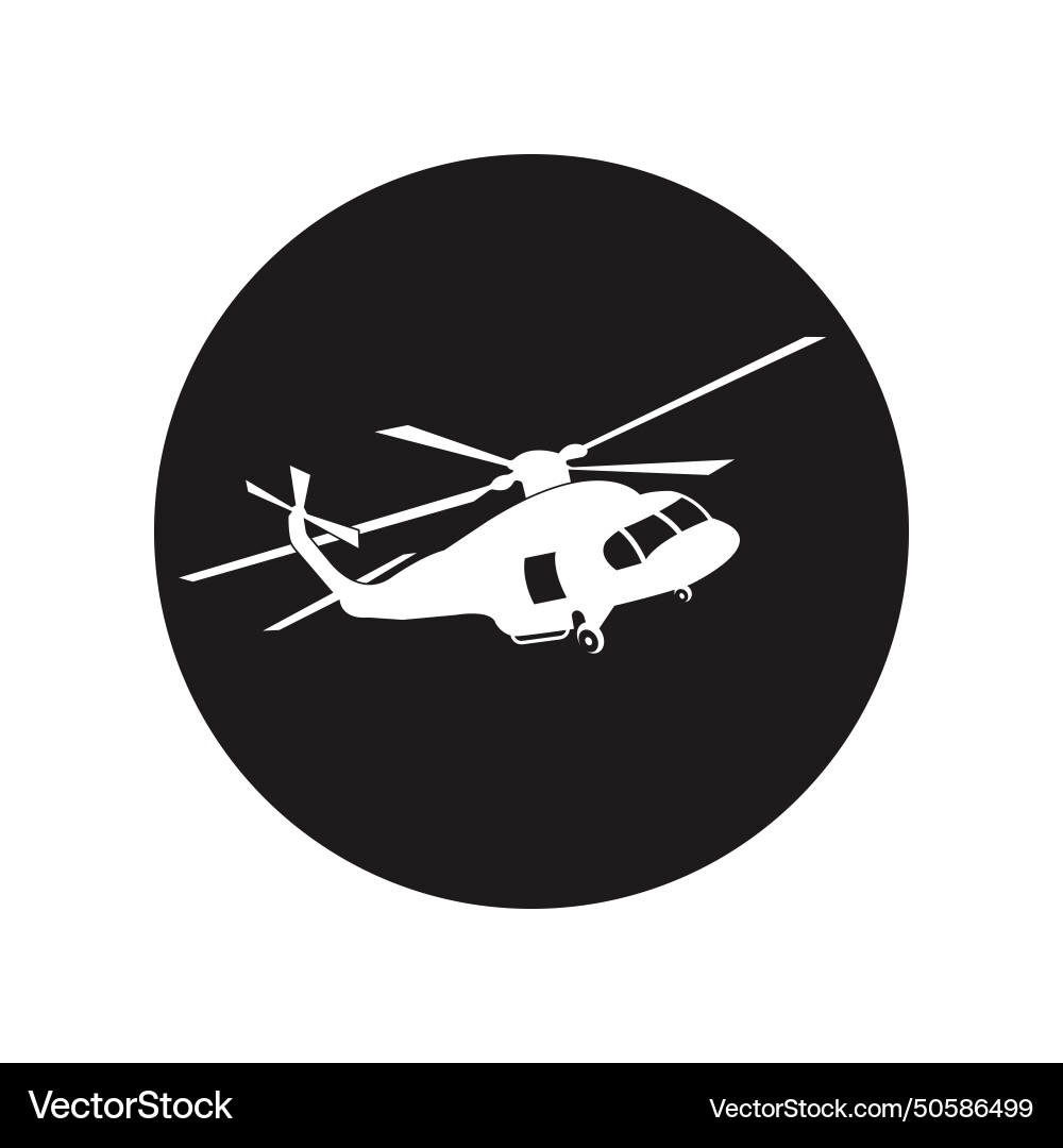 Helicopter icon Royalty Free Vector Image - VectorStock