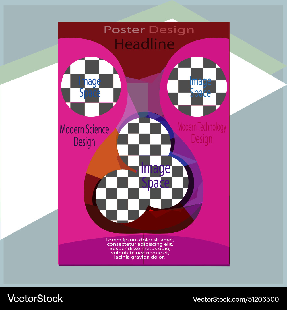 Poster 7 Royalty Free Vector Image - VectorStock