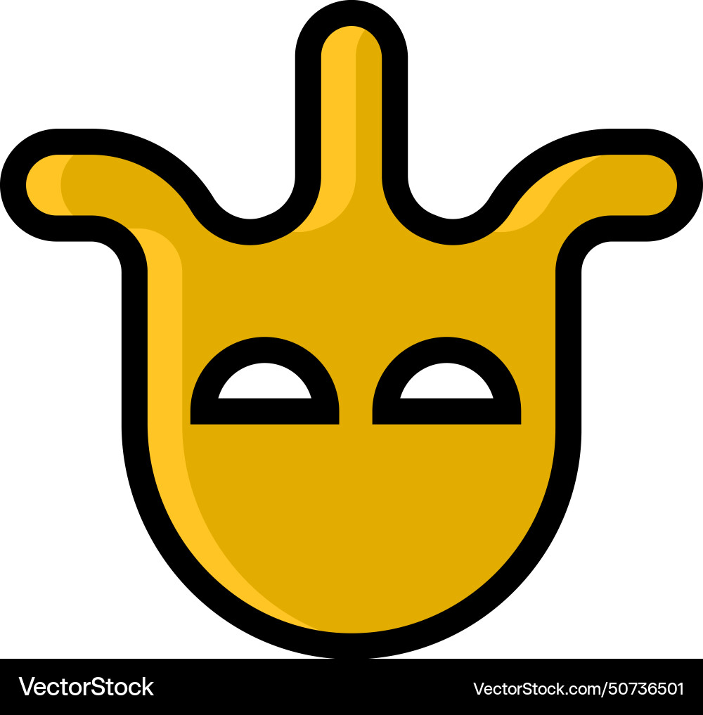 Color game character funny arcade shape logo Vector Image