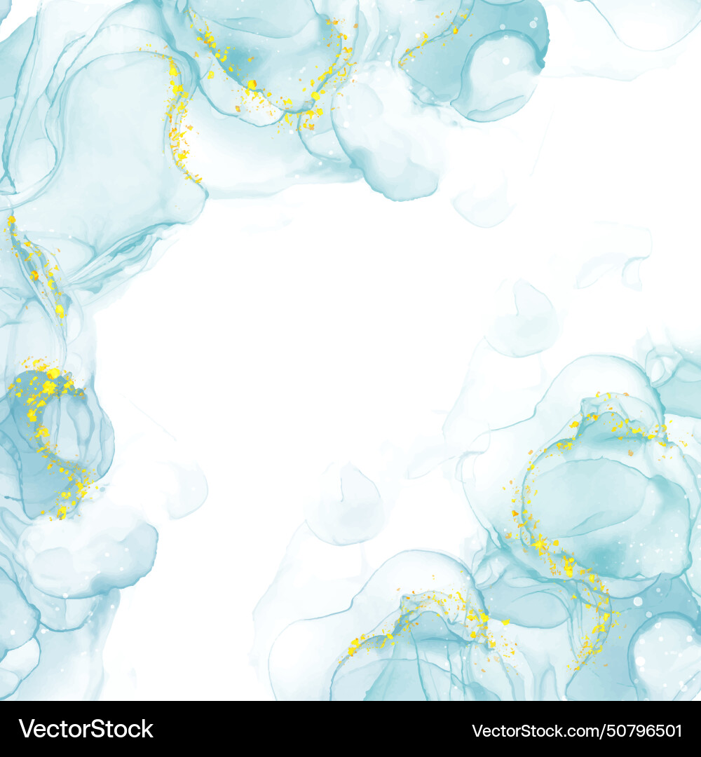 Decorative hand painted alcohol ink background Vector Image