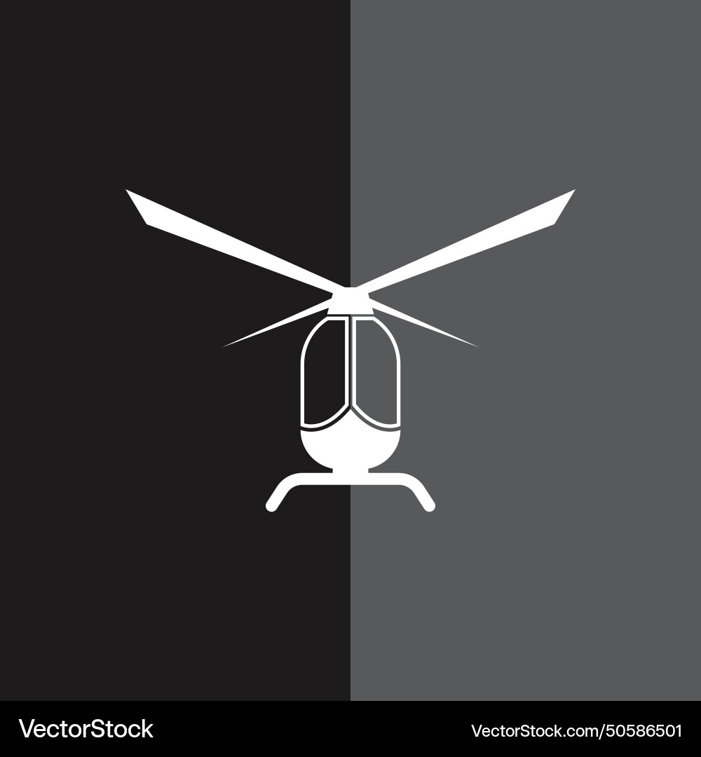 Helicopter icon Royalty Free Vector Image - VectorStock