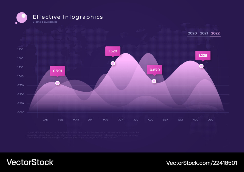Modern infographic background Royalty Free Vector Image