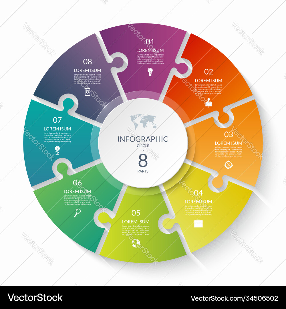 Segmented Circle Vector Images (over 18,000)