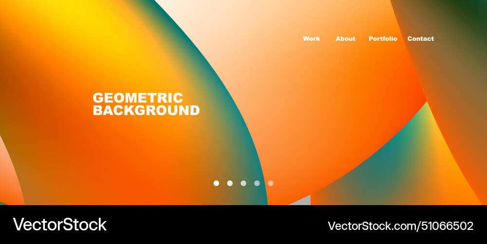 Amber and balloon orange gradient background Vector Image