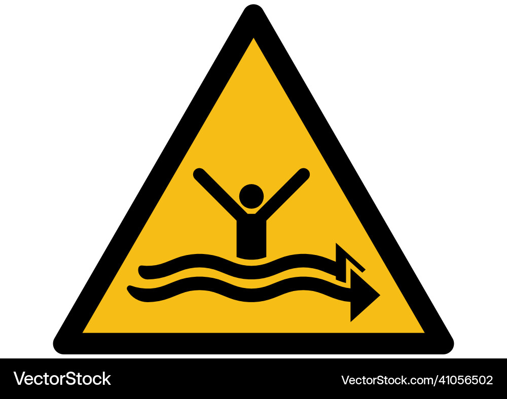 Strong currents Royalty Free Vector Image - VectorStock