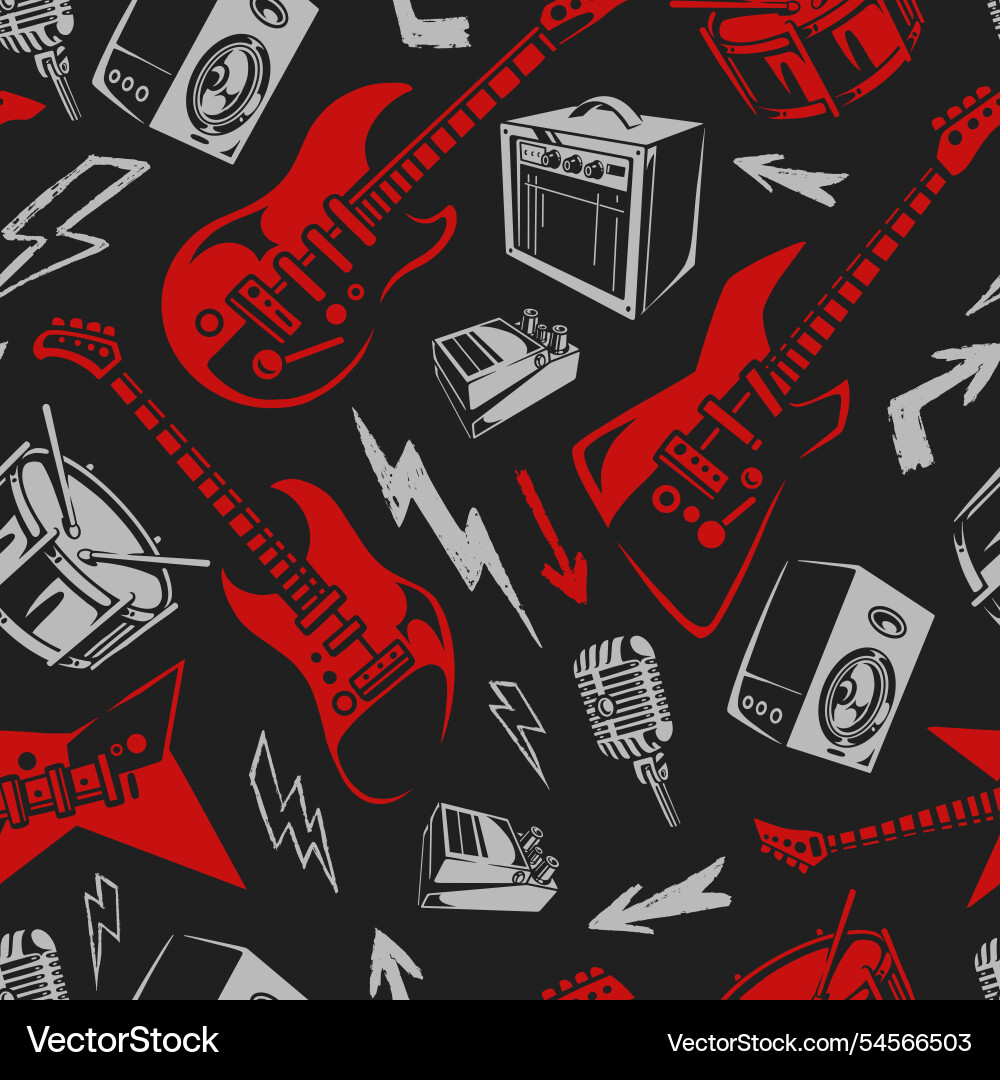 Colorful music patterns and symbols Royalty Free Vector