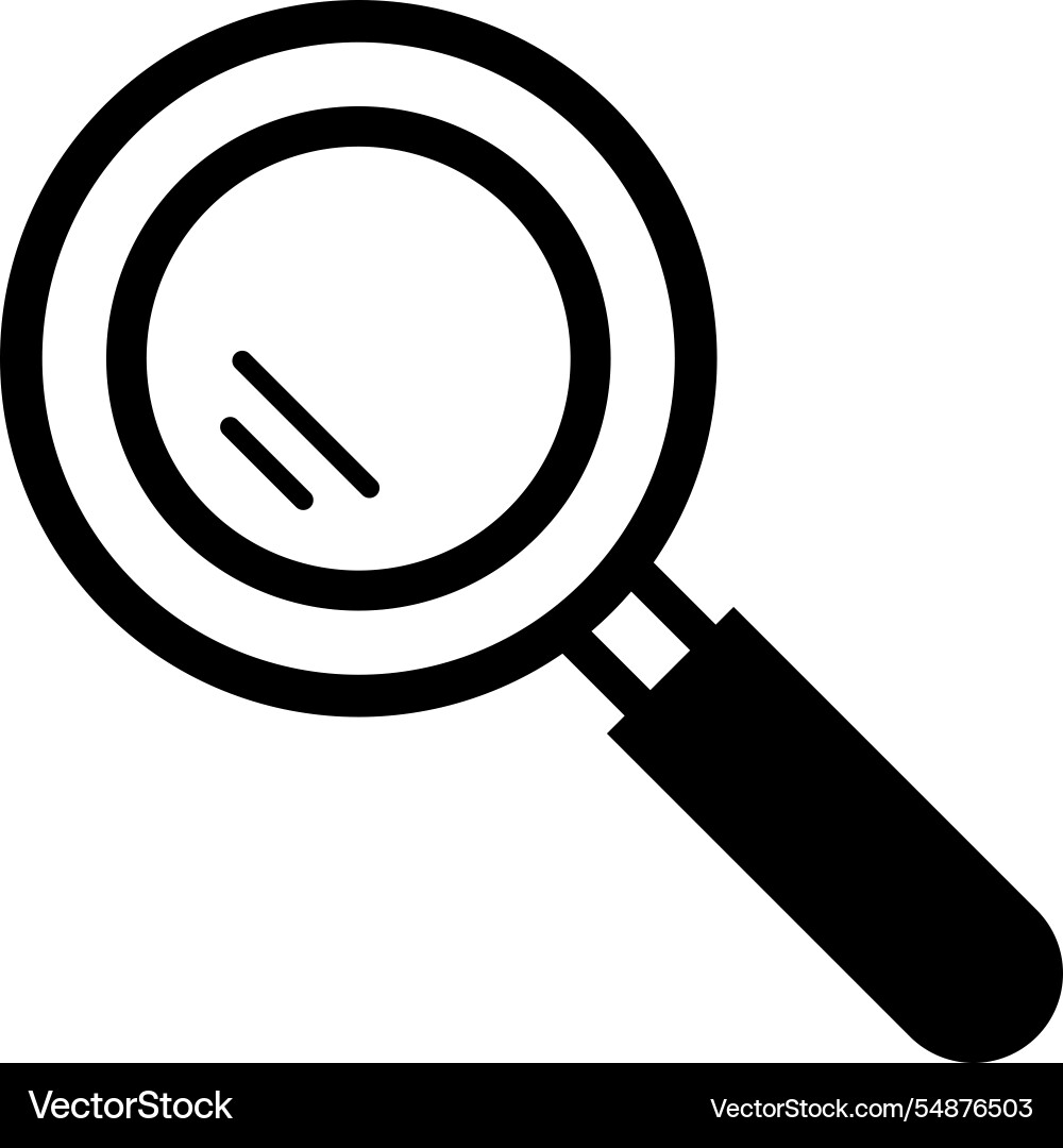 Discovery lens Royalty Free Vector Image - VectorStock