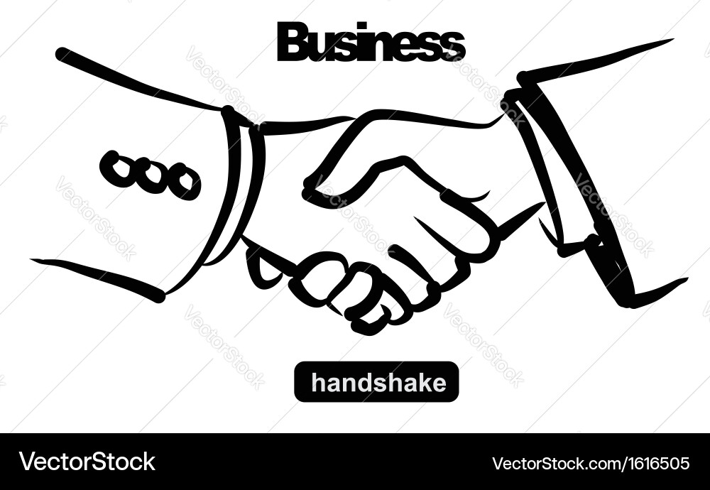 Handshake Royalty Free Vector Image - VectorStock