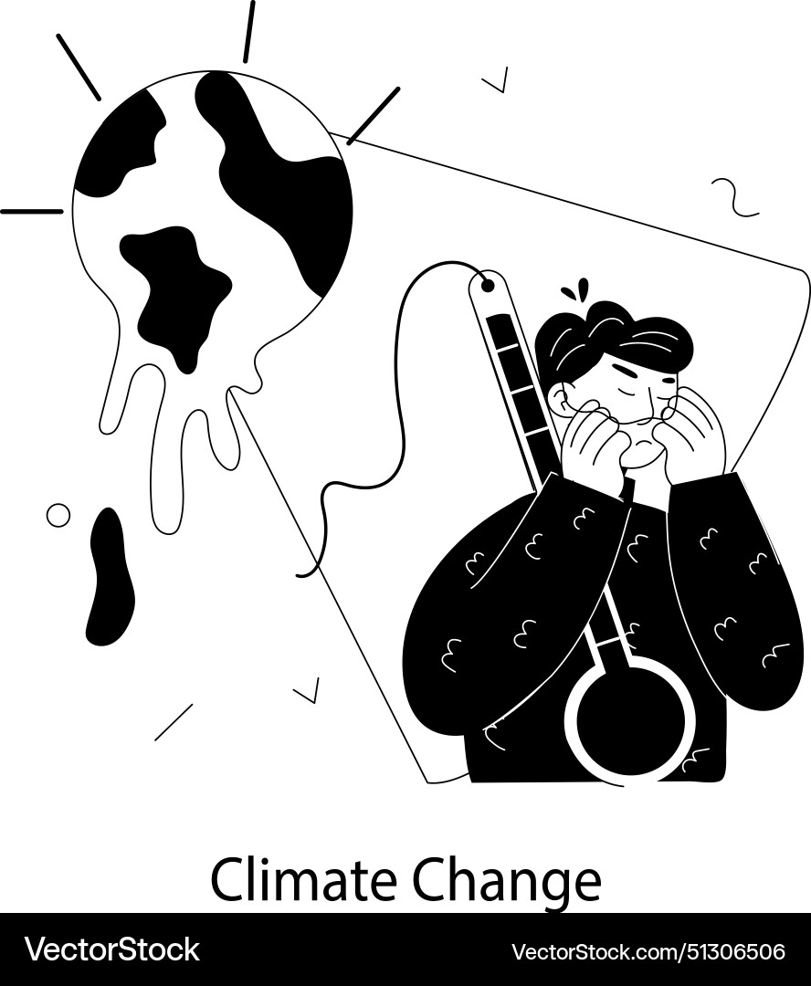 Climate change Royalty Free Vector Image - VectorStock