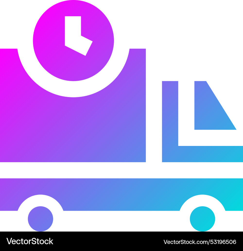 Delivery truck icon design Royalty Free Vector Image