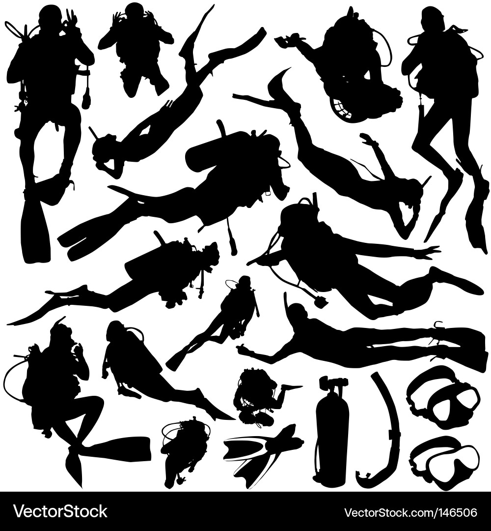 Underwater Diver Vector Images (over 23,000)