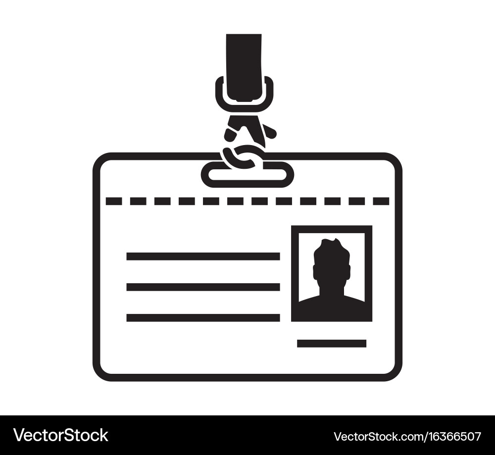 Id card Royalty Free Vector Image - VectorStock