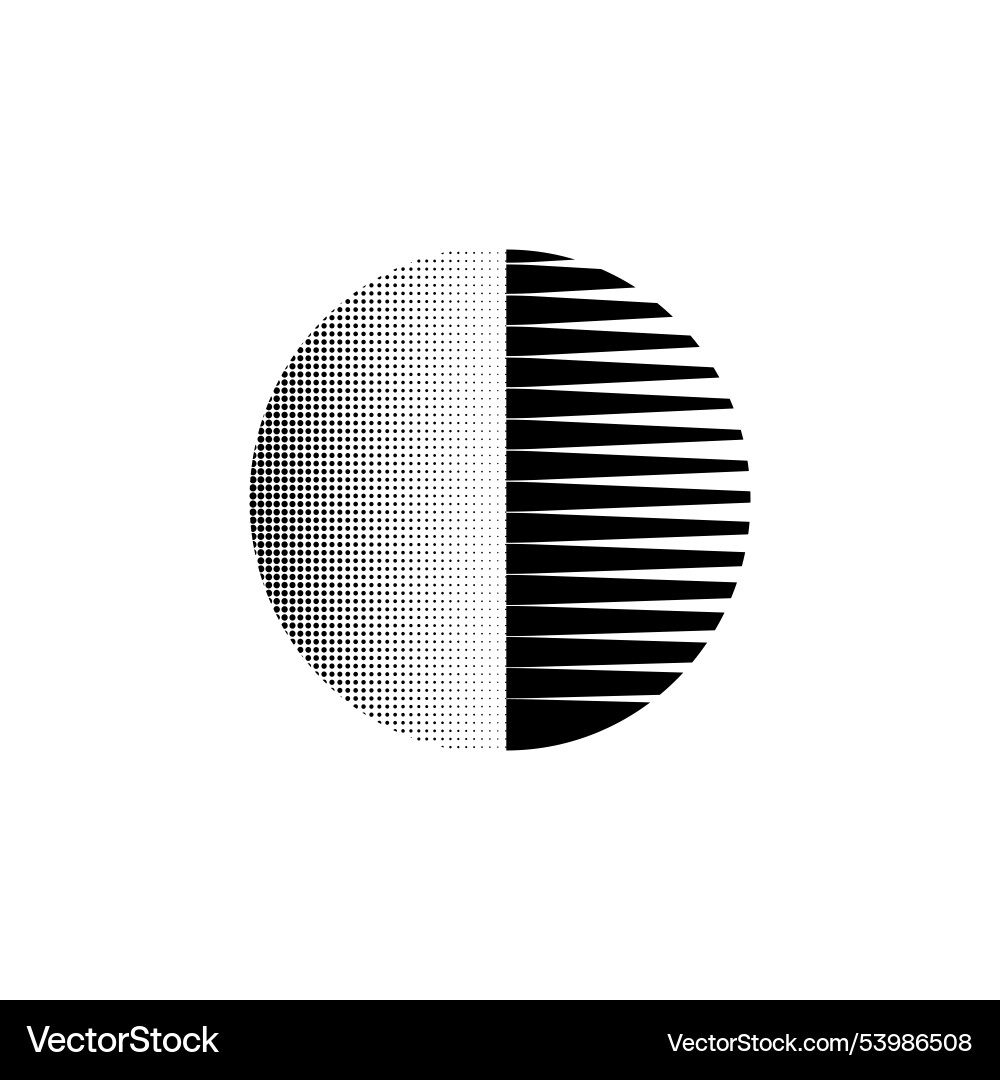 Retro sun emblem circle old vintage sunrise Vector Image