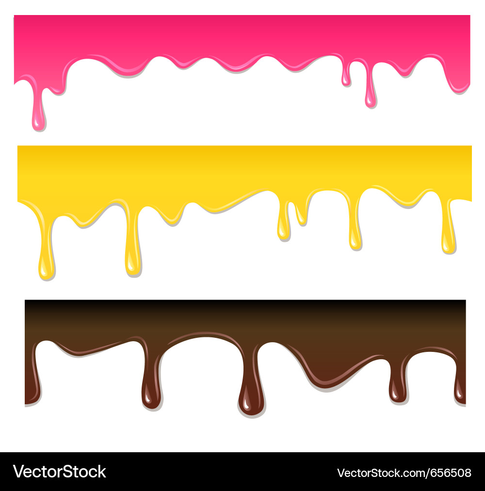 Seamless drips Royalty Free Vector Image - VectorStock