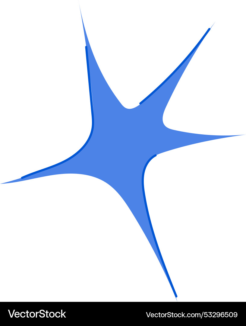 Bug y2k shape cartoon Royalty Free Vector Image