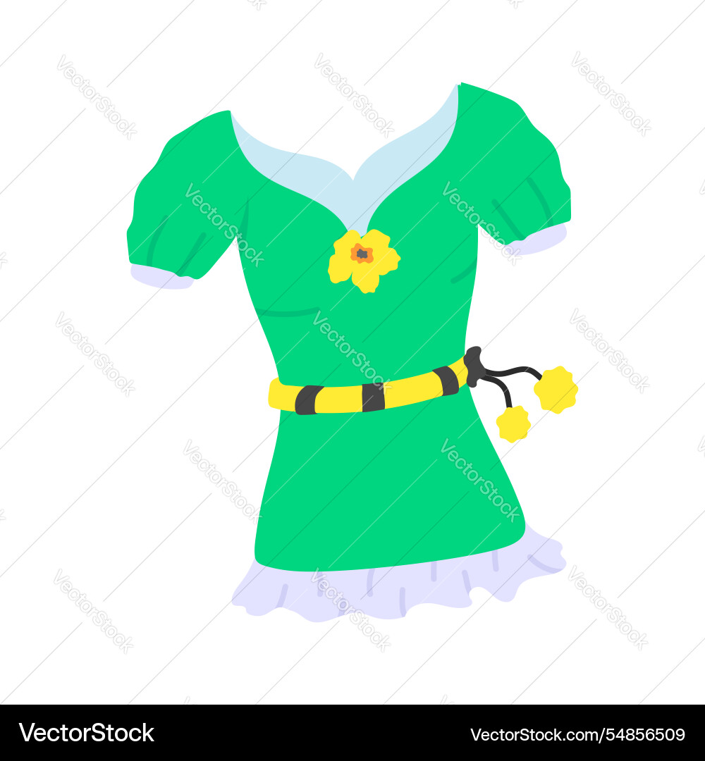 Elf dress Royalty Free Vector Image - VectorStock
