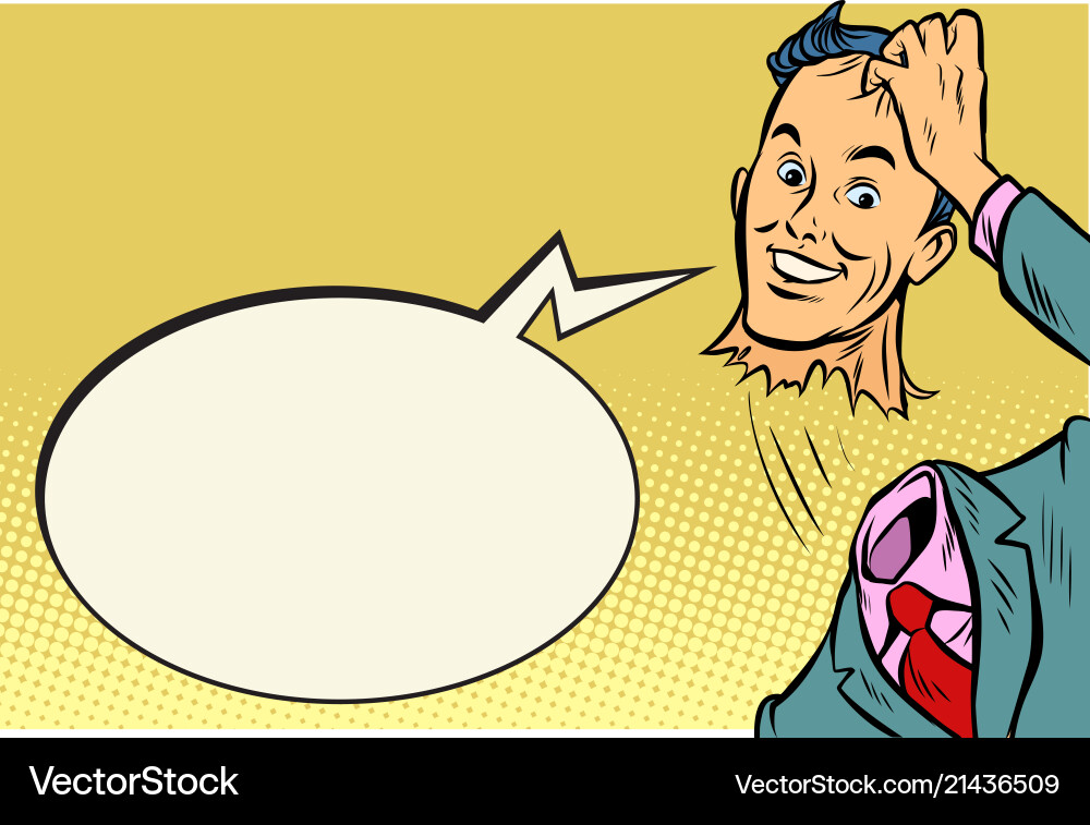 Cartoon Headless Man Vector Images (69)