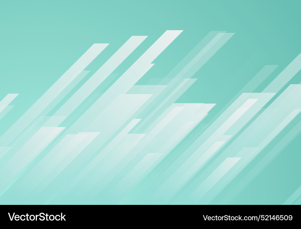 Mint green technology background with geometrical Vector Image
